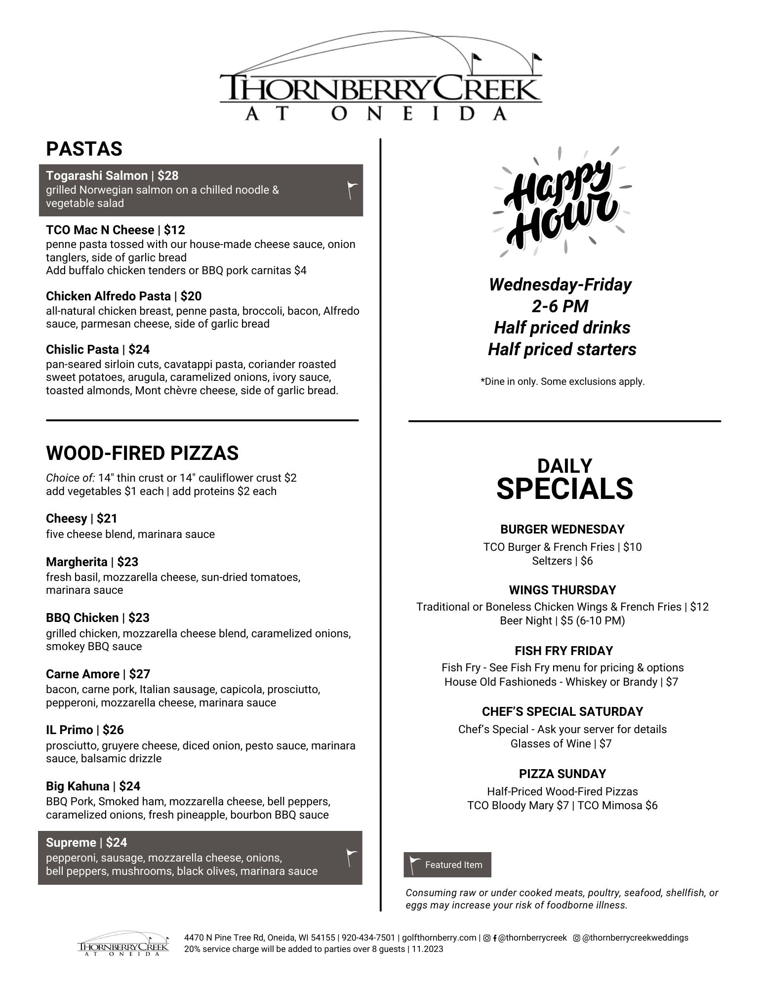 Restaurant + Bar - Thornberry Creek at Oneida